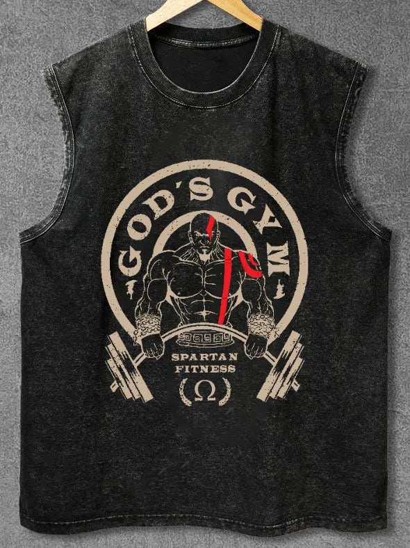 GOD'S GYM WASHED TANK – Gymfit